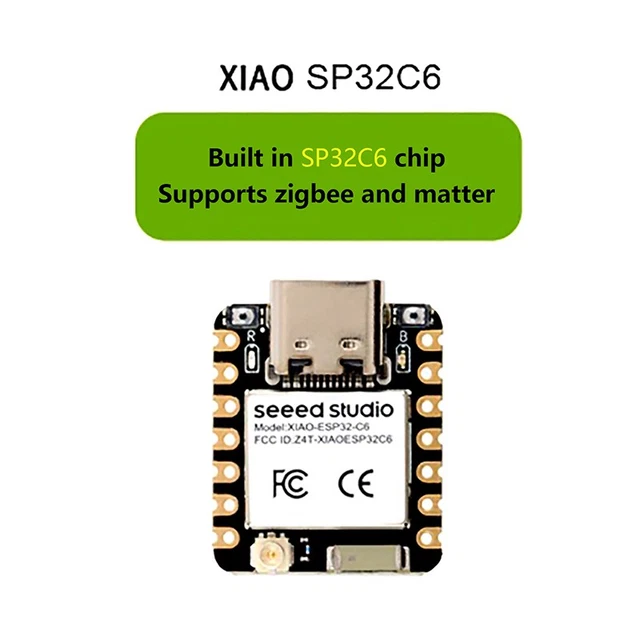 ESP32 SEEED STUDIO XIAO ESP32C6 Support Zigbee Matter Development Board Modul W5 $19.58 ...