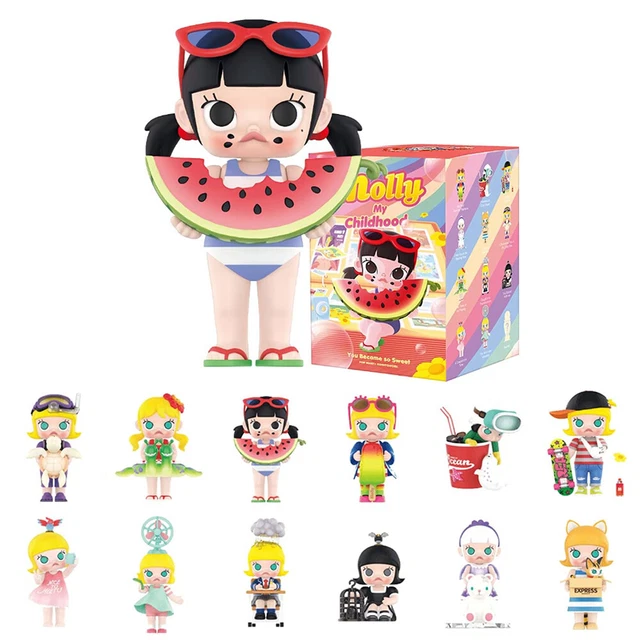 POPMARTS MOLLY MY Childhood Series Figures Blind Box Collectible Toys ...