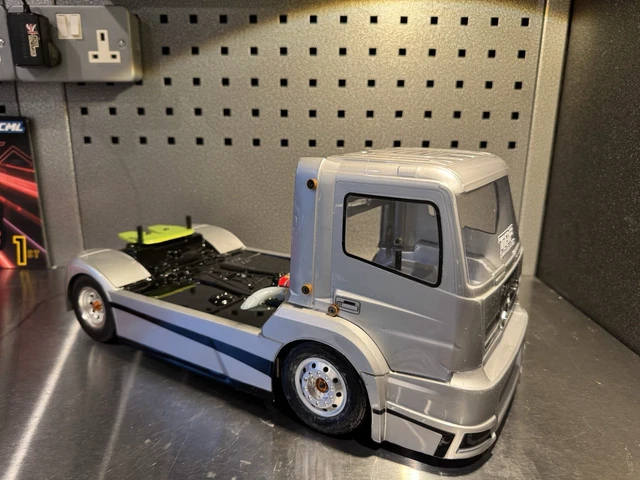 TAMIYA MERCEDES RACING Truck Bodyset TT01E 1/10th Rc £47.50 - PicClick UK
