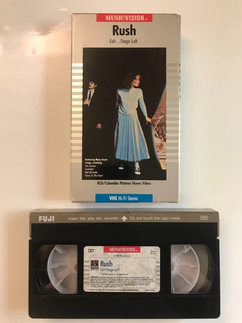 RUSH - EXIT Stage Left (VHS) MusicVision $49.99 - PicClick CA