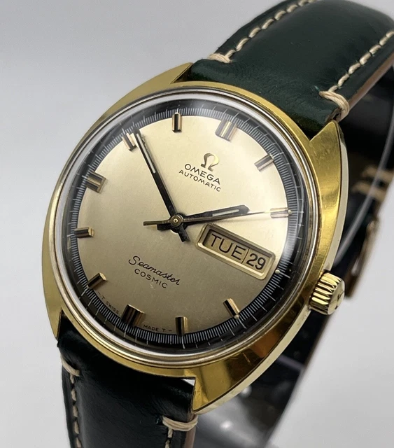 VINTAGE OMEGA SEAMASTER Cosmic Automatic Men’s Watch Day Date 166.036 36mm 1968 £215.00 ...