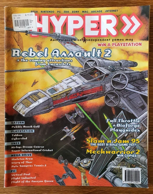 HYPER MAGAZINE AUSTRALIA - Video Game - Issue #21 August 1995 - Vintage ...