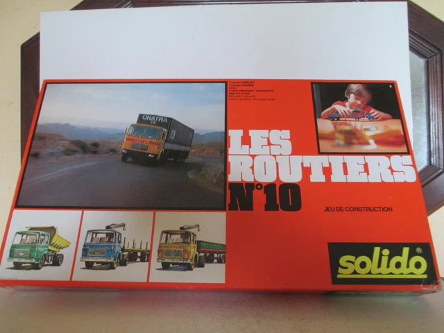 SOLIDO DEMONTABLE # 430 Coffret Les Routiers 10 Mib Never Openned ...