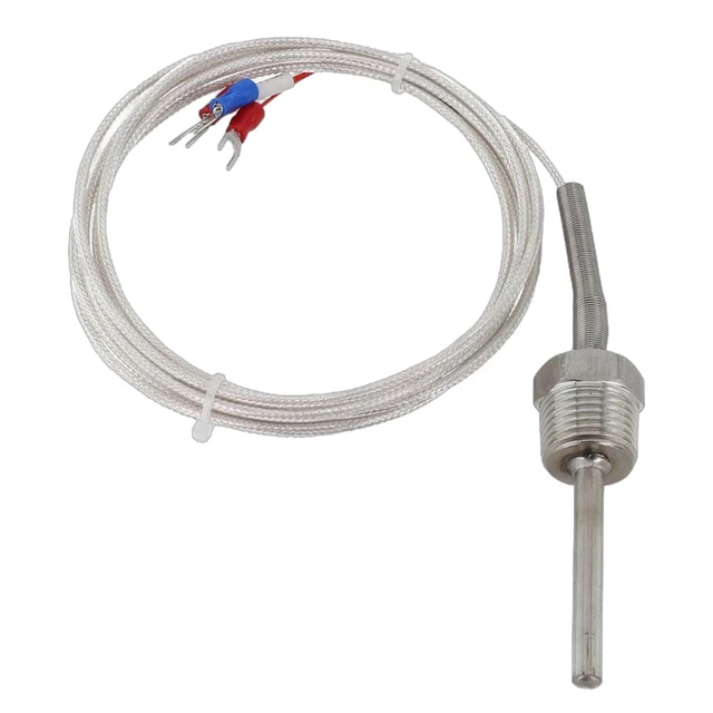 PT100 OHM PROBE Sensor 50mm Length Insulation and Terminal Contact 3EA ...