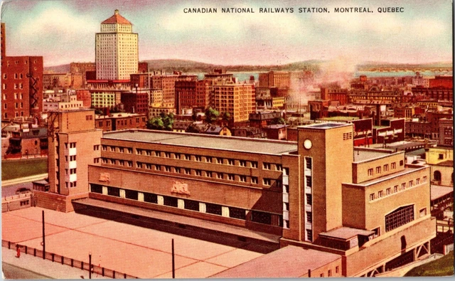 CANADIAN NATIONAL RAILWAYS Station Depot CNR Montreal Quebec QC ...
