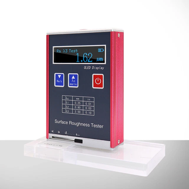SURFACE ROUGHNESS TESTER Profile Gauge Profilometer with Ra Rz Rq Rt ...