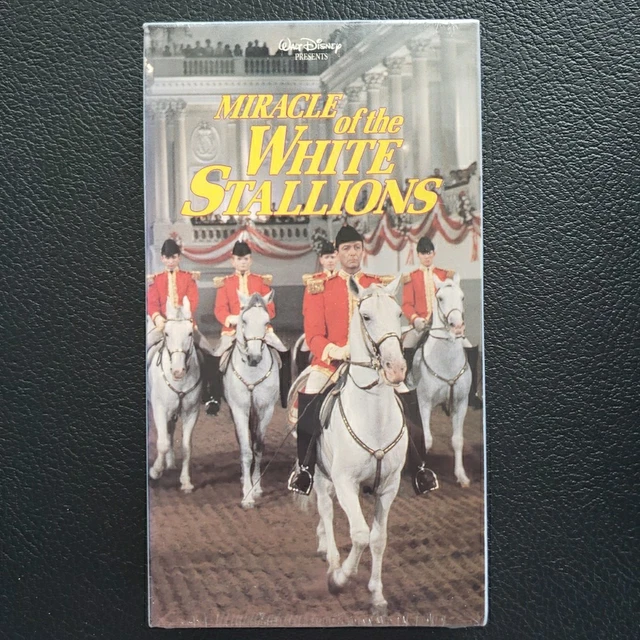 MIRACLE OF THE White Stallions Disney VHS Cassette Tape Set New Factory ...