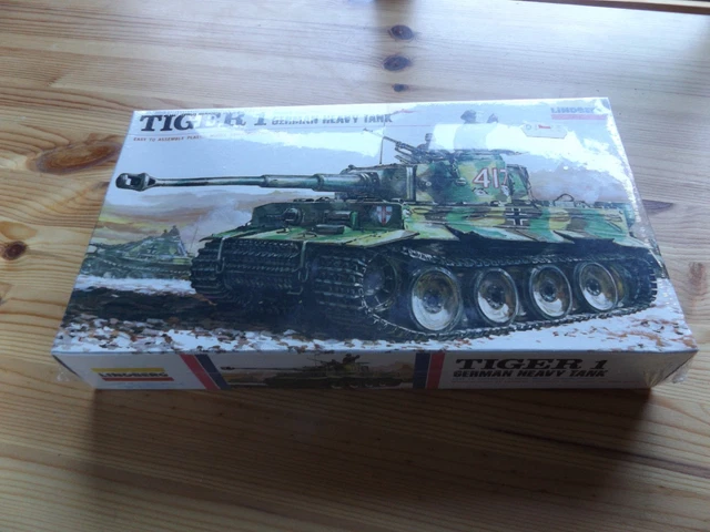 VINTAGE TIGER HEAVY Tank Model Kit Lindberg 50 years old next year ...