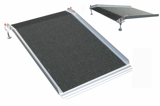 STEP RAMP HEIGHT adjustable aluminium ramp wheelchair ramp entrance ...