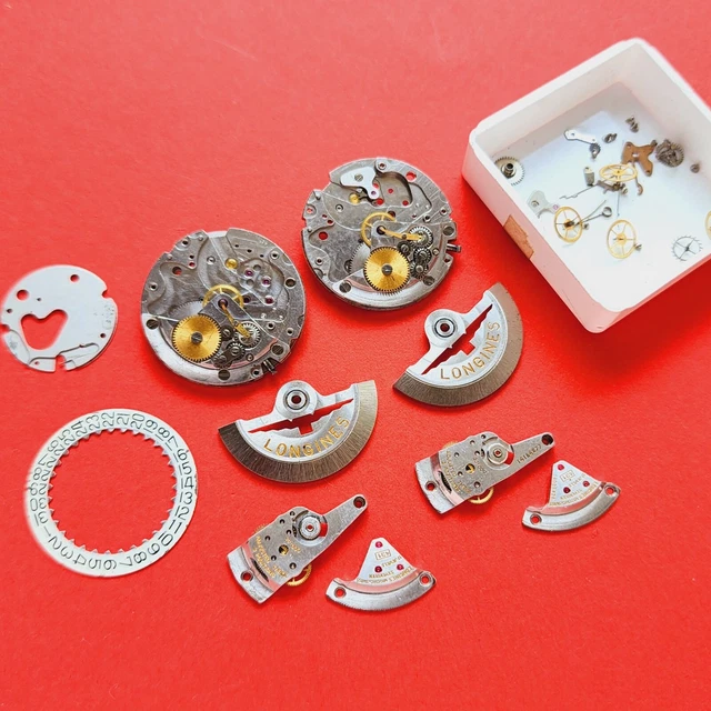 LONGINES AUTOMATIC WATCH Movement Cal 431 Parts Rotor Wheel Date ...