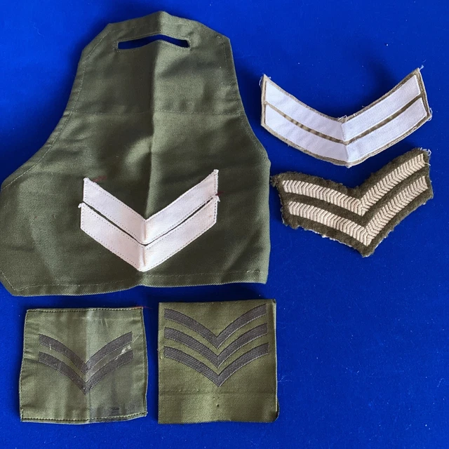 BRITISH ARMY CLOTH Rank Badges Sergeant And Corporal £9.99 - PicClick UK