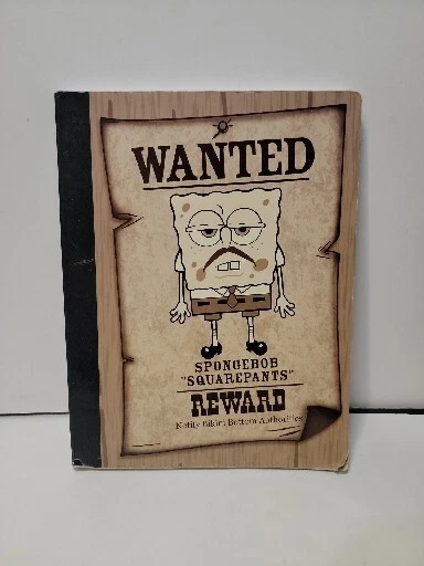 VINTAGE WANTED POSTER Spongebob Squarepants Nickelodeon School File ...