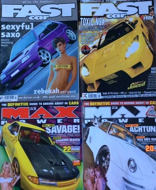 FAST CAR . Max Power . Redline .. Magazine. £8.65 - PicClick UK