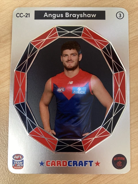 2023 AFL TEAMCOACH CARD CRAFT MELBOURNE ANGUS BRAYSHAW CC 21 #3- Unused ...