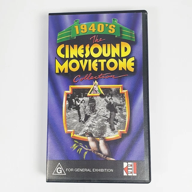 1940'S THE CINESOUND Movietone Collection VHS Video Tape Rated G VGC $8 ...