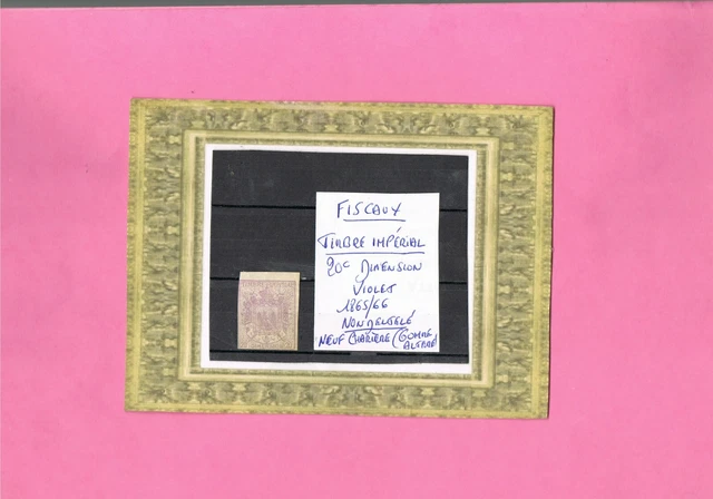 TIMBRE FISCAL IMPÉRIAL Dimension 20C +++ EUR 1,50 - PicClick FR