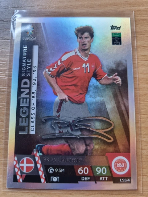 TOPPS MATCH ATTAX UEFA EURO 2024 EM - Legend Signature - Brian Laudrup ...