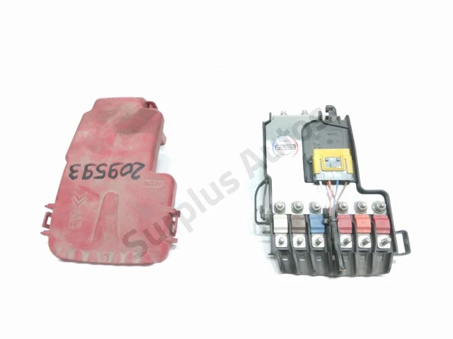 BPGA - BOITIER FUSIBLE BATTERIE 9812078380 PEUGEOT PARTNER 2 phase 3 ...