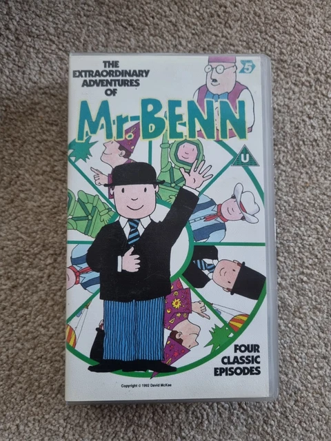 THE EXTRAORDINARY ADVENTURES Of Mr Benn VHS Video Retro Channel 5 £2.80 ...
