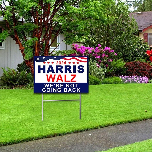 HARRIS WALZ FOR President Garden Signs 2024 US Election Ground Signs W ...