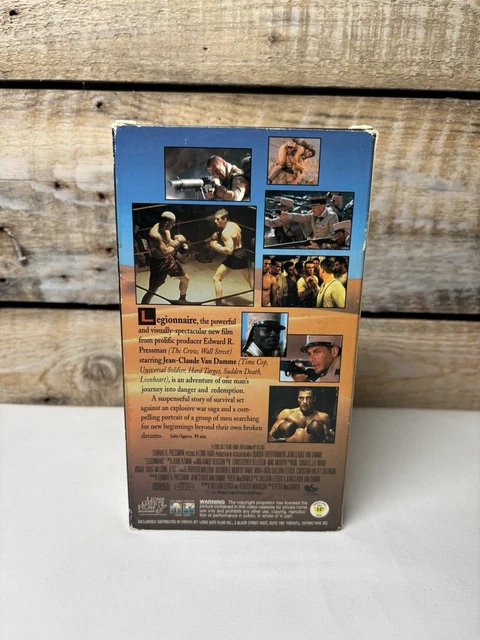 LEGIONNAIRE (VHS, 1998) Jean-Claude Van Damme (Collector's Edition) $4. ...