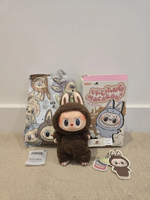 AUTHENTIC POPMART SECRET Chestnut Cocoa Labubu Exciting Macaron Series ...