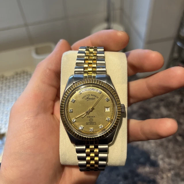 WEST END WATCH Co Prima Automatic 25 Jewels Gold Watch Great Condition ...