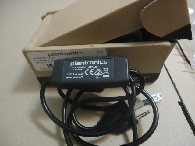 PLANTRONICS APV-63 ELECTRONIC Hookswitch Cable (EHS)-457A for Avaya Phones $39.00 - PicClick AU