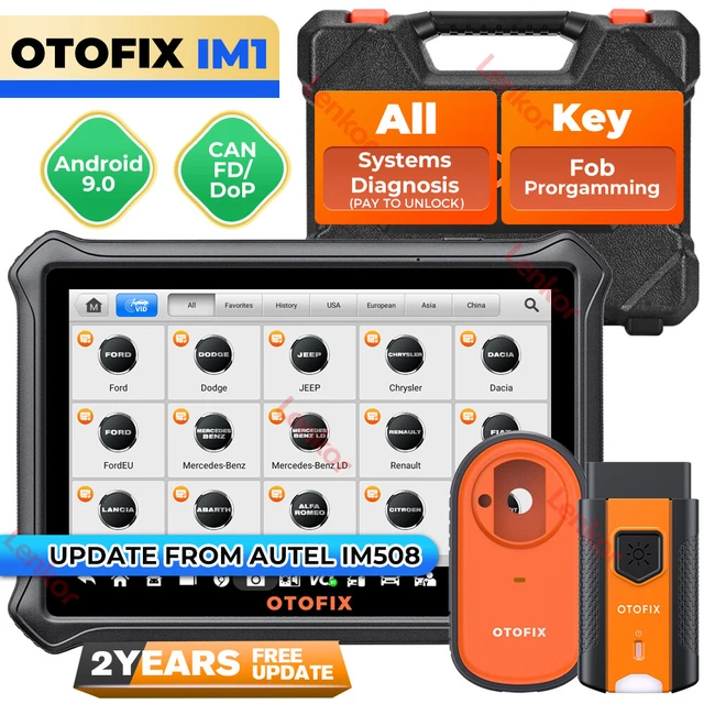 OTOFIX IM1 IMMO Key FOB Programming Tool Auto Full System Diagnostic ...