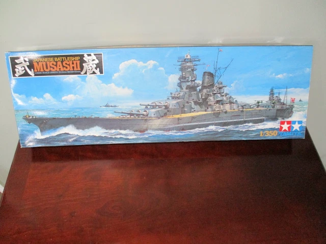 JAPANESE BATTLESHIP MUSASHI 1/350th Scale TAMIYA 2005 NOSIB plastic ...