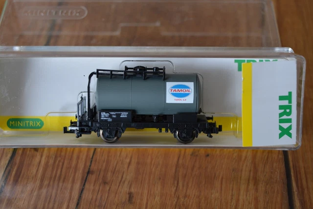 MINITRIX 17102.909 SERIE speciale svizzera carro caldaia ffs tamoil ...