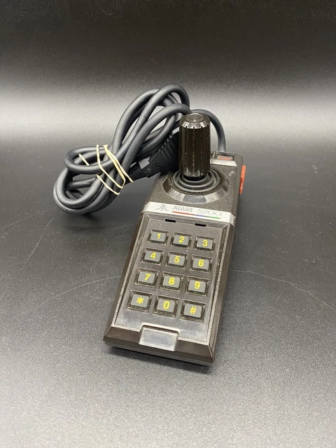 VINTAGE ORIGINAL ATARI 5200 Retro Joystick Controller Keypad Control ...