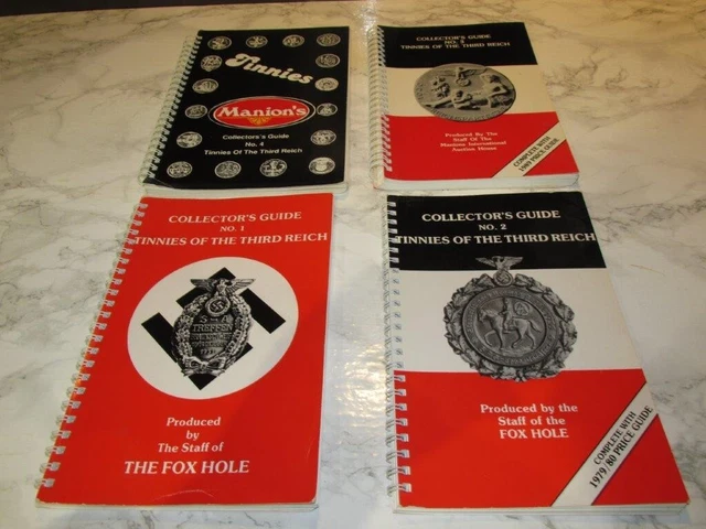 WW2 GERMAN TINNIES Collectors Guide Version 1/2/3/4 £139.00 - PicClick UK
