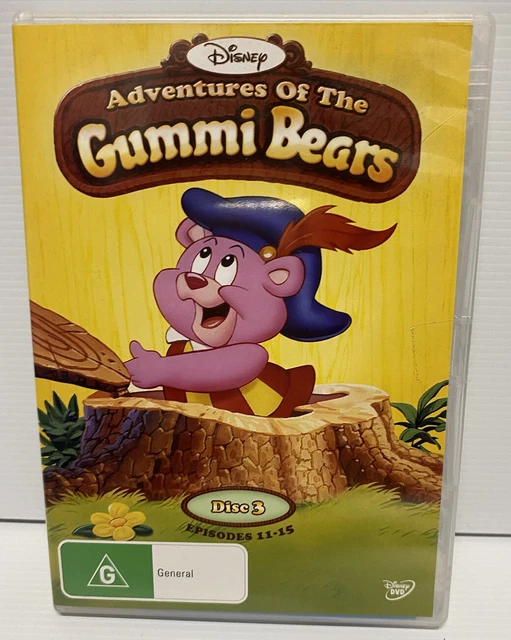 DISNEY ADVENTURES OF The Gummi Bears Disc 3 DVD Region 4 PAL Rated G ...