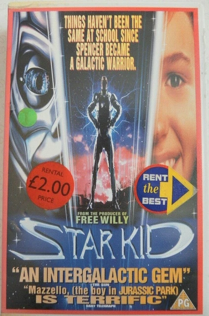 VINTAGE STAR KID Film Ex Rental VHS Video Cassette tape PAL ...