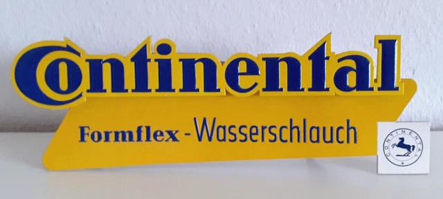 SCHILD, AUFSTELLER, CONTINENTAL Formflex Wasserschlauch, Reklame ...