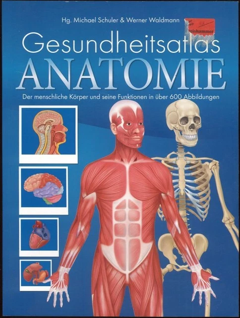 GESUNDHEITSATLAS ANATOMIE DER menschliche Körper und seine Funktionen in über 60 EUR 18,50 ...