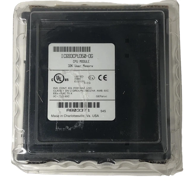 GE FANUC IC693CPU350-DH CPU Module, 32K User Memory $751.60 - PicClick CA