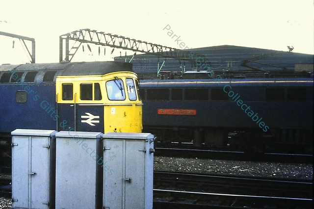 RAILWAY SLIDE TRAIN Slide 35mm Locomotive No 33012 & 87009 (L9 50b) EUR ...