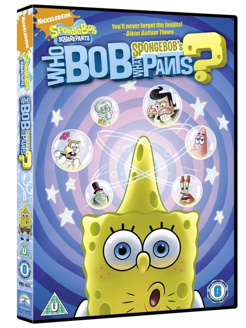 SPONGEBOB SQUAREPANTS WHOBOB Whatpants (DVD) Spongebob Squarepants-Who Bob £6.93 - PicClick UK