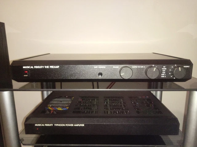 MUSICAL FIDELITY THE PREAMP and TYPHOON POWER AMPLIFIER £330.00 ...