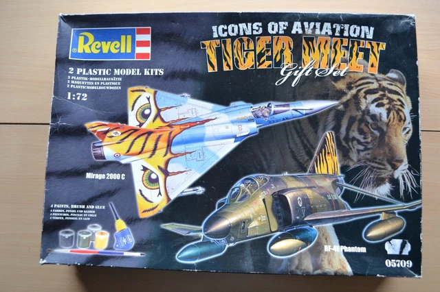 REVELL GIFT SET Icons of Aviation Tiger Meet 1/72 - Mirage 2000C/RF-4E ...