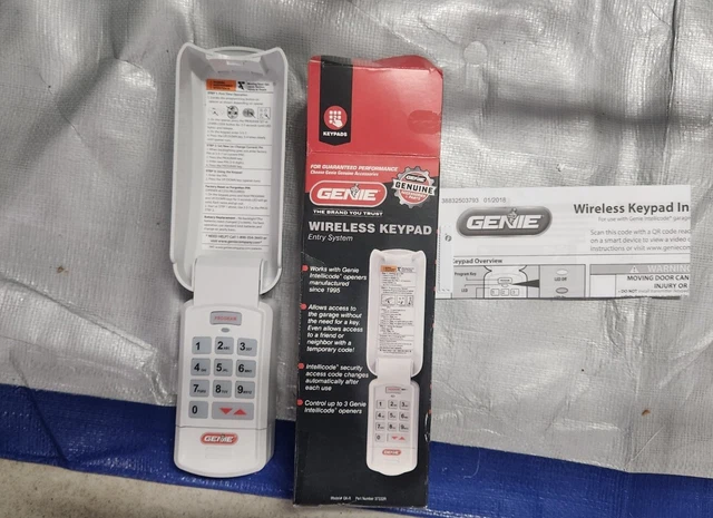 GENIE WIRELESS KEYPAD ENTRY SYSTEM MODEL # GK-R Open Box (BRAND NEW ...