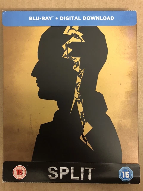 SPLIT (2016, BLU-RAY) Limited Edition Steelbook, James McAvoy ...