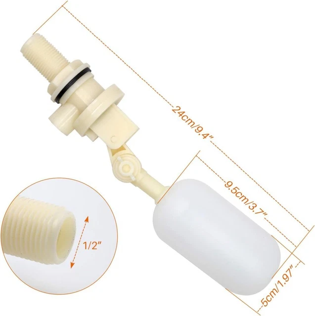 CARAVAN MOTORHOME REPLACEMENT Float Valve Adaptors For Aquaroll ...