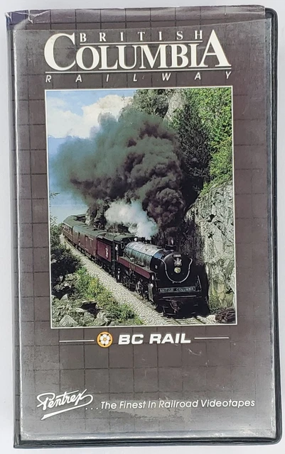 BRITISH COLUMBIA RAILWAY BC Rail Train Ride VHS VCR Tape Canada 90 Min ...