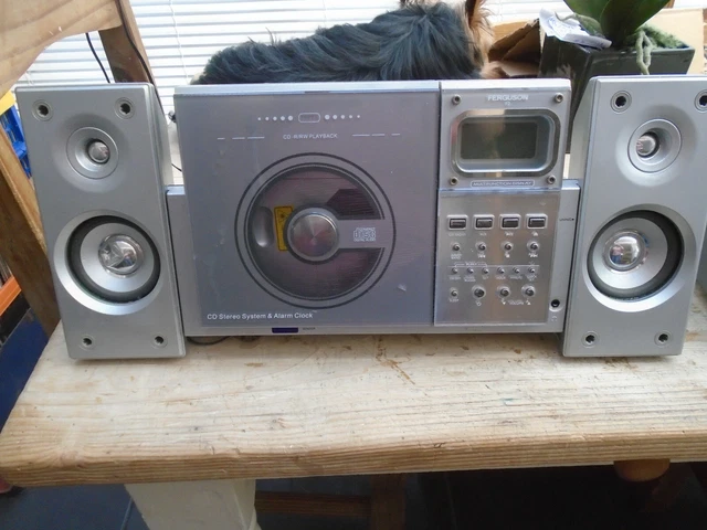 FERGUSON CD/RADIO/ALARM/AUX STEREO micro system F2 £9.00 - PicClick UK