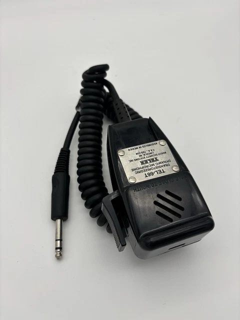 TEL-66T TELEX TRANSISTORIZED Dynamic Microphone (Handheld) Bosch ...