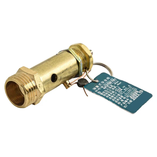 INDUSTRIAL GRADE 12 Air Compressor Safety Valve Brass Copper (8KG 16KG ...