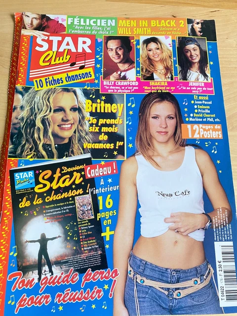 STAR CLUB N° 178 Septembre 2002 Britney Spears Jenifer Shakira Lorie ...